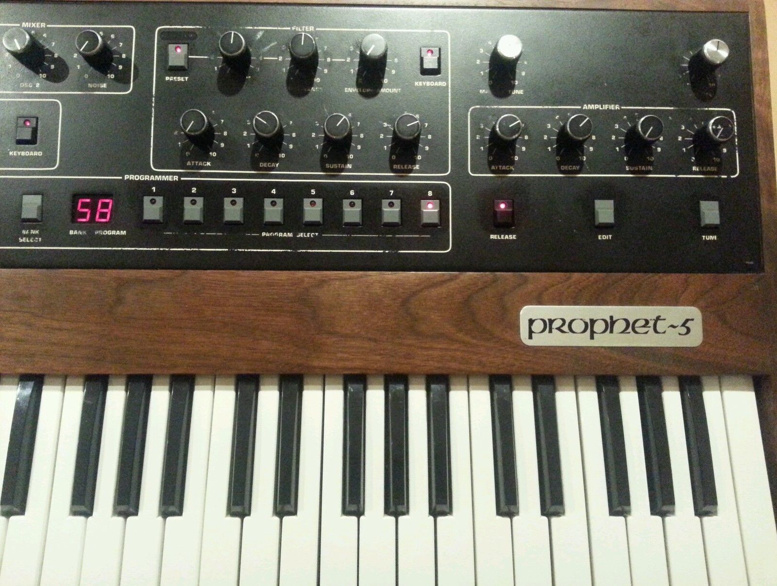 MATRIXSYNTH: Sequential Prophet 5 Rev 2 Analog Synthesizer SN 1038