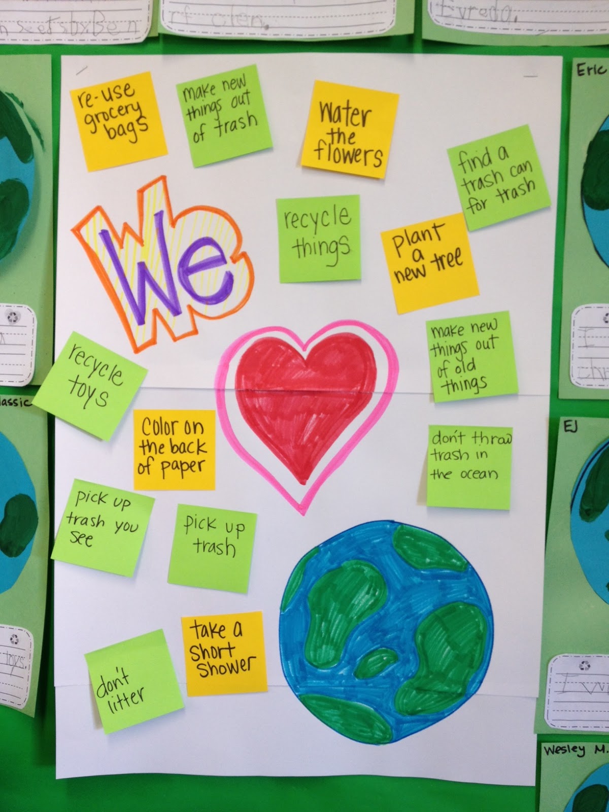 Earth Day Tree - Apples & ABC's