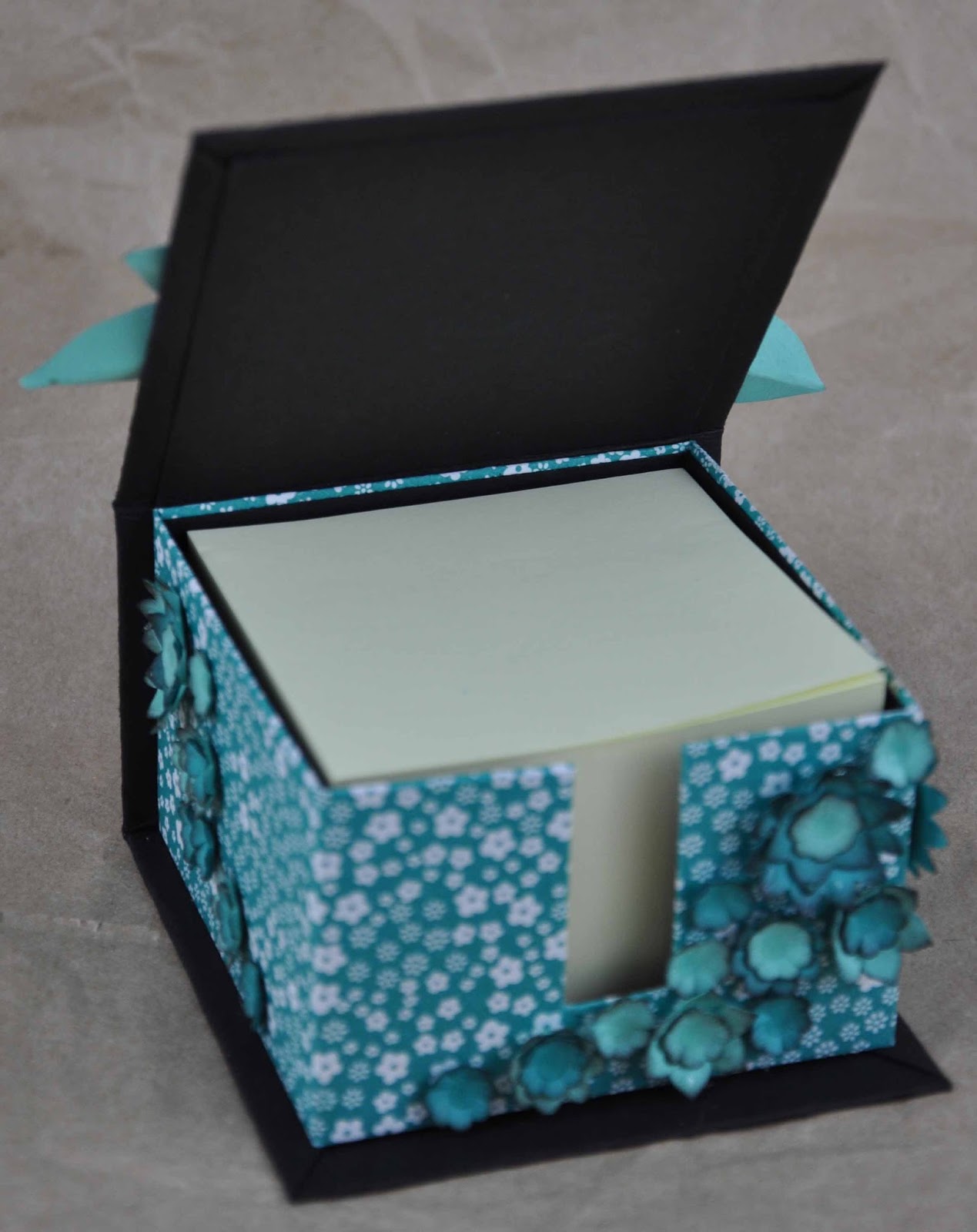 Jardin Créatif de Marianne: Boite range Post-it