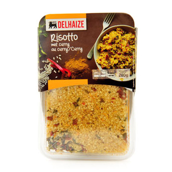 Ma cuisine au fil de mes idées...: Risotto au curry de Delhaize ...