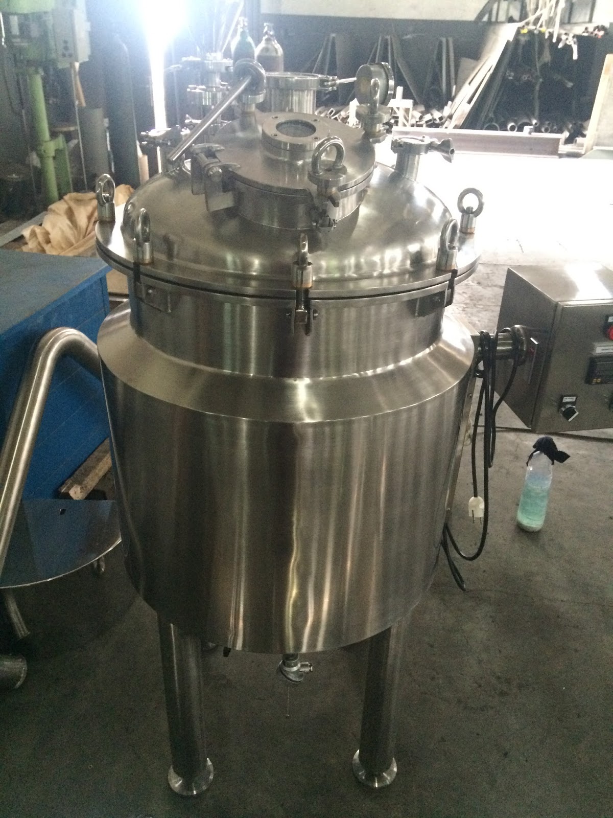 MESIN FARMASI: TANKI EVAPORATOR + KONDENSOR