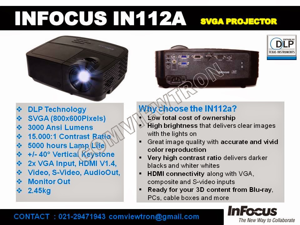 Dunia Proyektor: IN112A INFOCUS PROJECTOR/PROYEKTOR