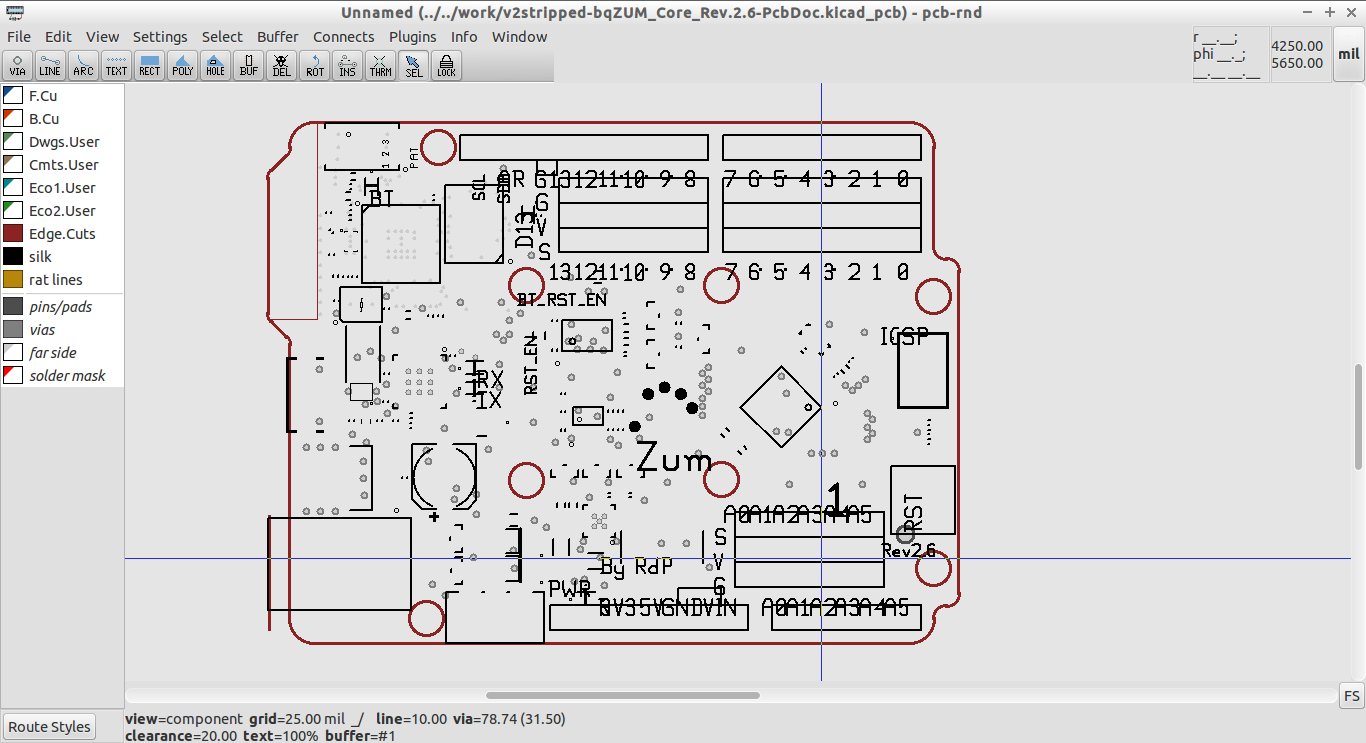 blog de VK5HSE: Altium to gEDA PCB/pcb-rnd conversion HOWTO