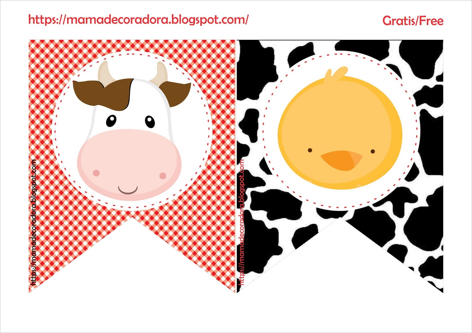 Mamá Decoradora: Kit Imprimible La Granja Gratis