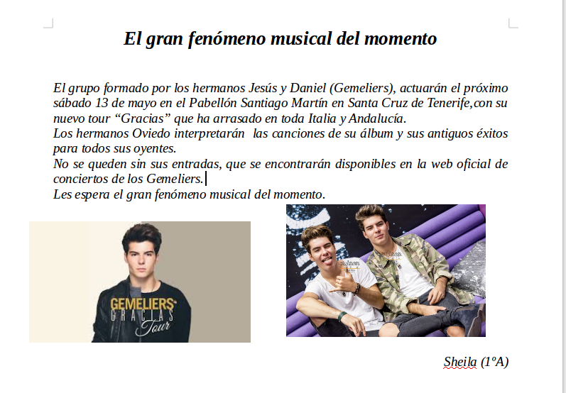 Revista Digital El Faro: Las noticias inventadas. Natalia y Sheila (1ºA)