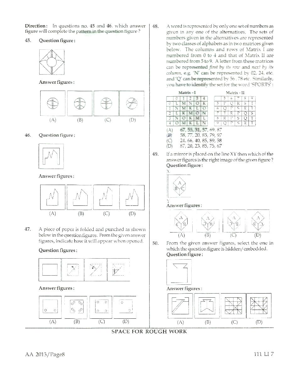 SSC Graduate Level Exam (Tier I) April 2013 Question Paper for General ...