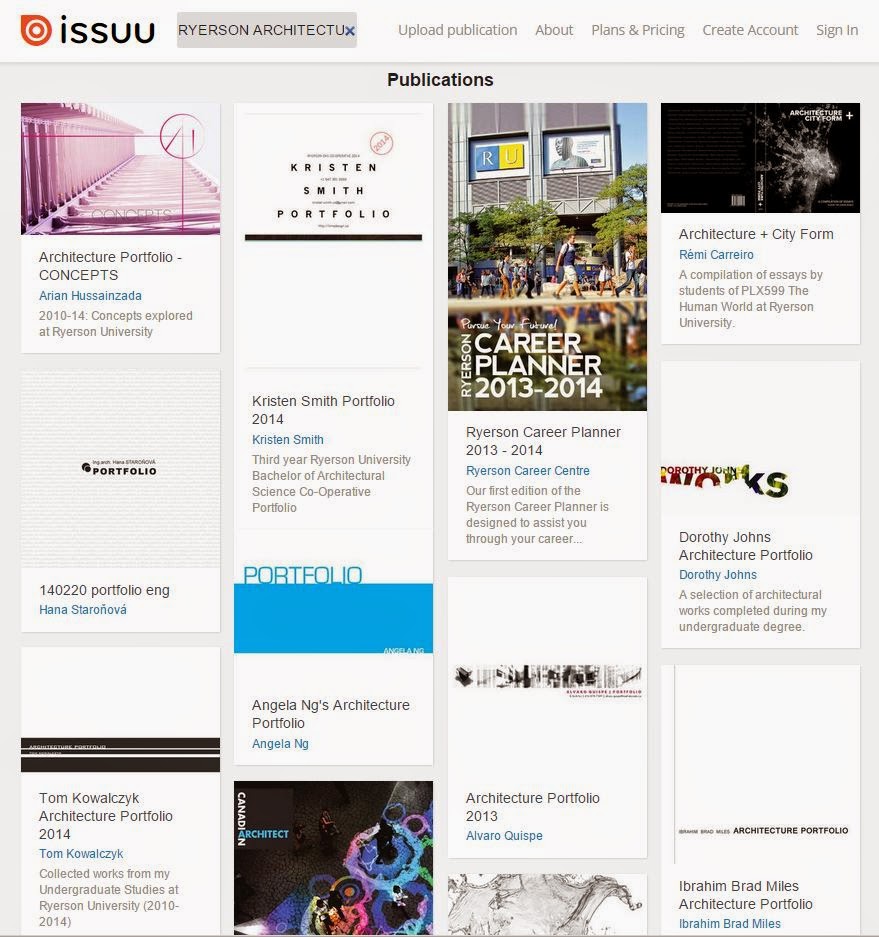 Vince's Army (Section 2): ISSUU - A Useful Tool for Architecture Students