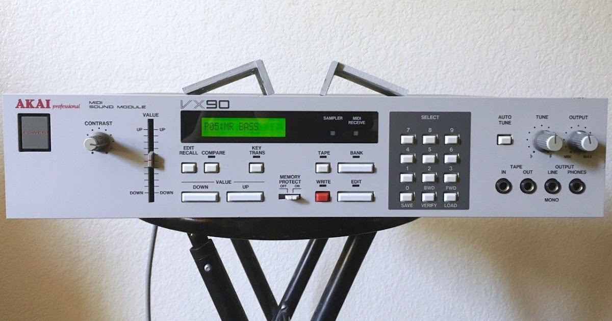 MATRIXSYNTH: AKAI VX90 ANALOG VCO SYNTHESIZER SN 10425-00724