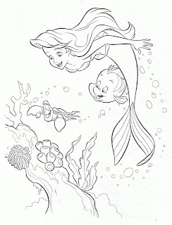 Barbie in a Mermaid Tale Coloring Pages | the little mermaid coloring pages