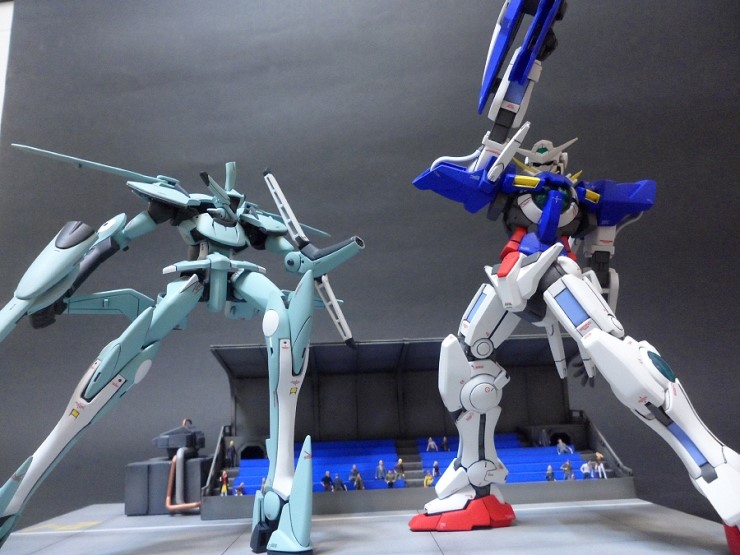 TORI the Modeller: FIRST PHASE. GUNDAM EXIA vs AEU ENACT(1/144,BANDAI)