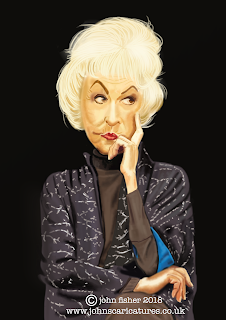 The Art of John Fisher: Bea Arthur..
