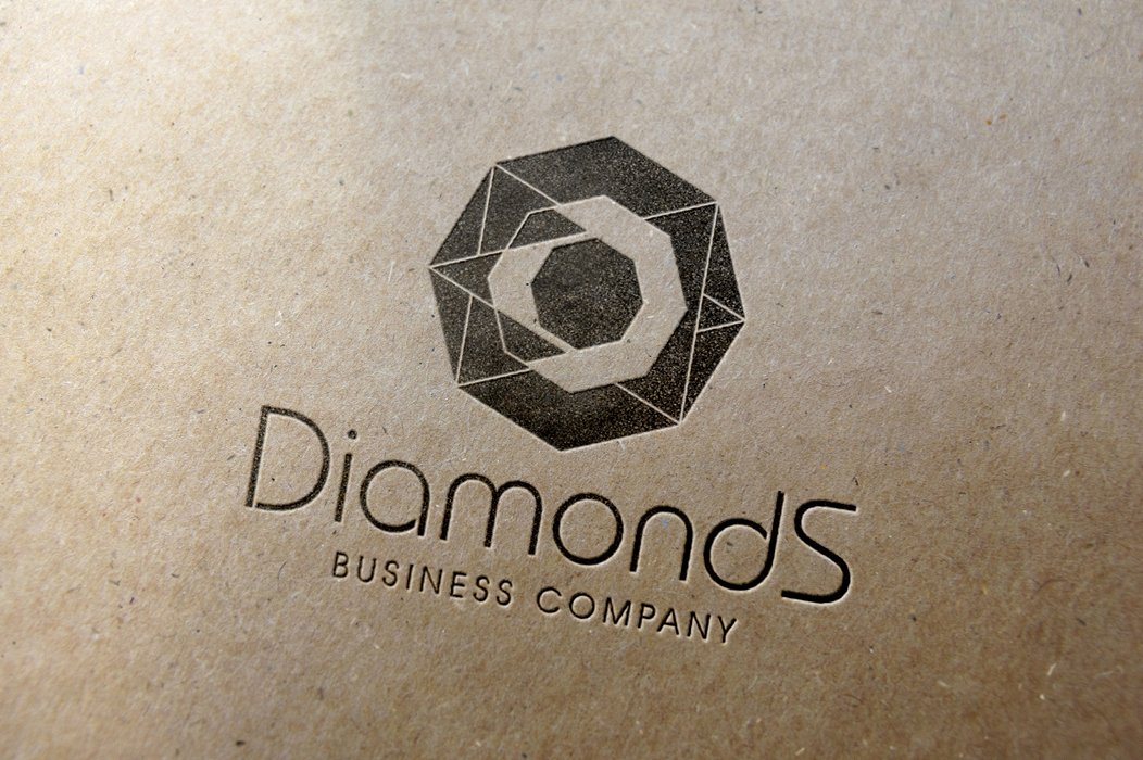 indesign templates indesign templates: Logo Diamonds Business Company