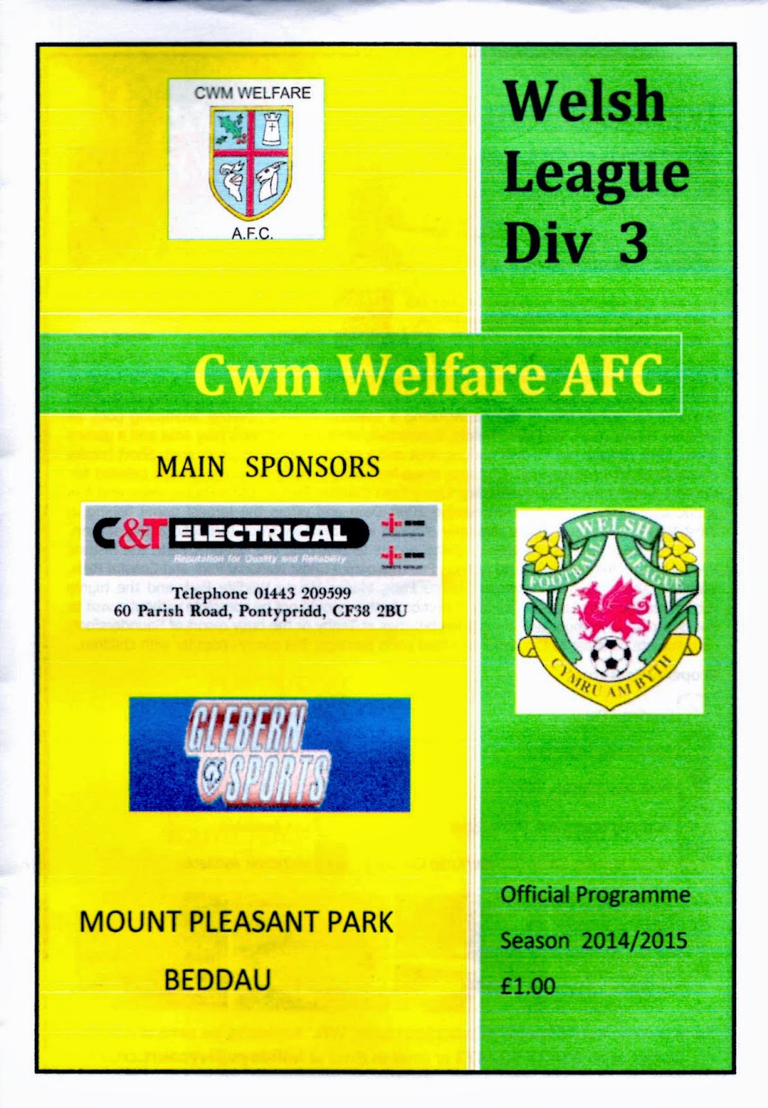 Cwm Welfare v Newport Civil Service