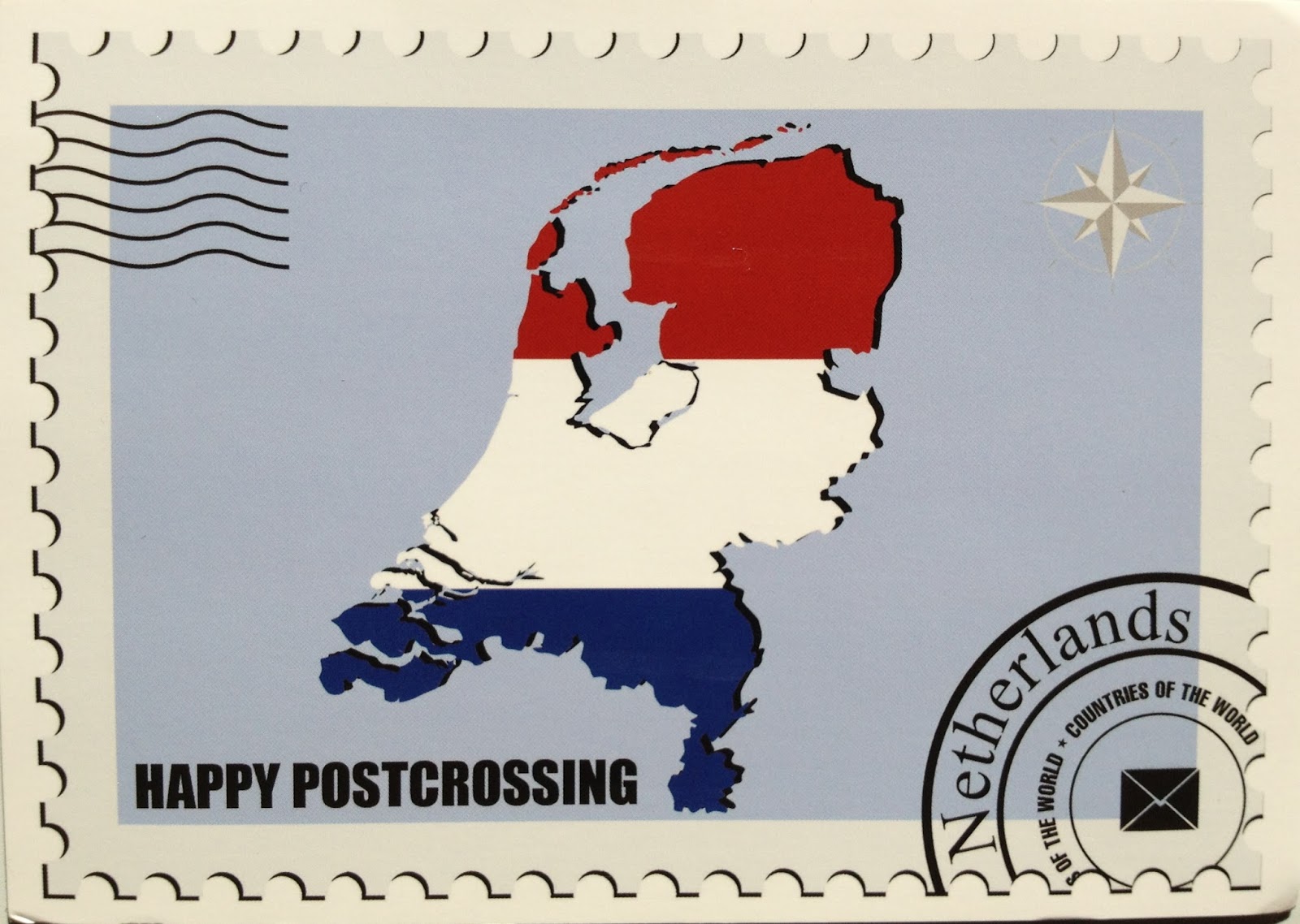 Postcards on My Wall: Dutch Flag&Map Postcard