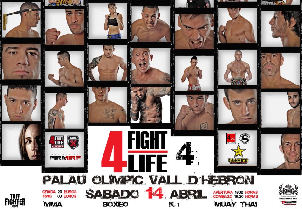 MEGURO GYM (Muay-Thai , BJJ, MMA): fight for life 4!!!1 barcelona MMA!!!!