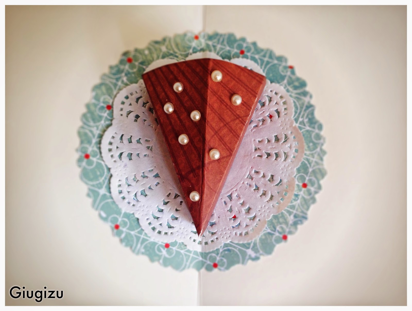 Handmade cake pop up birthday card - biglietto di compleanno con torta ...