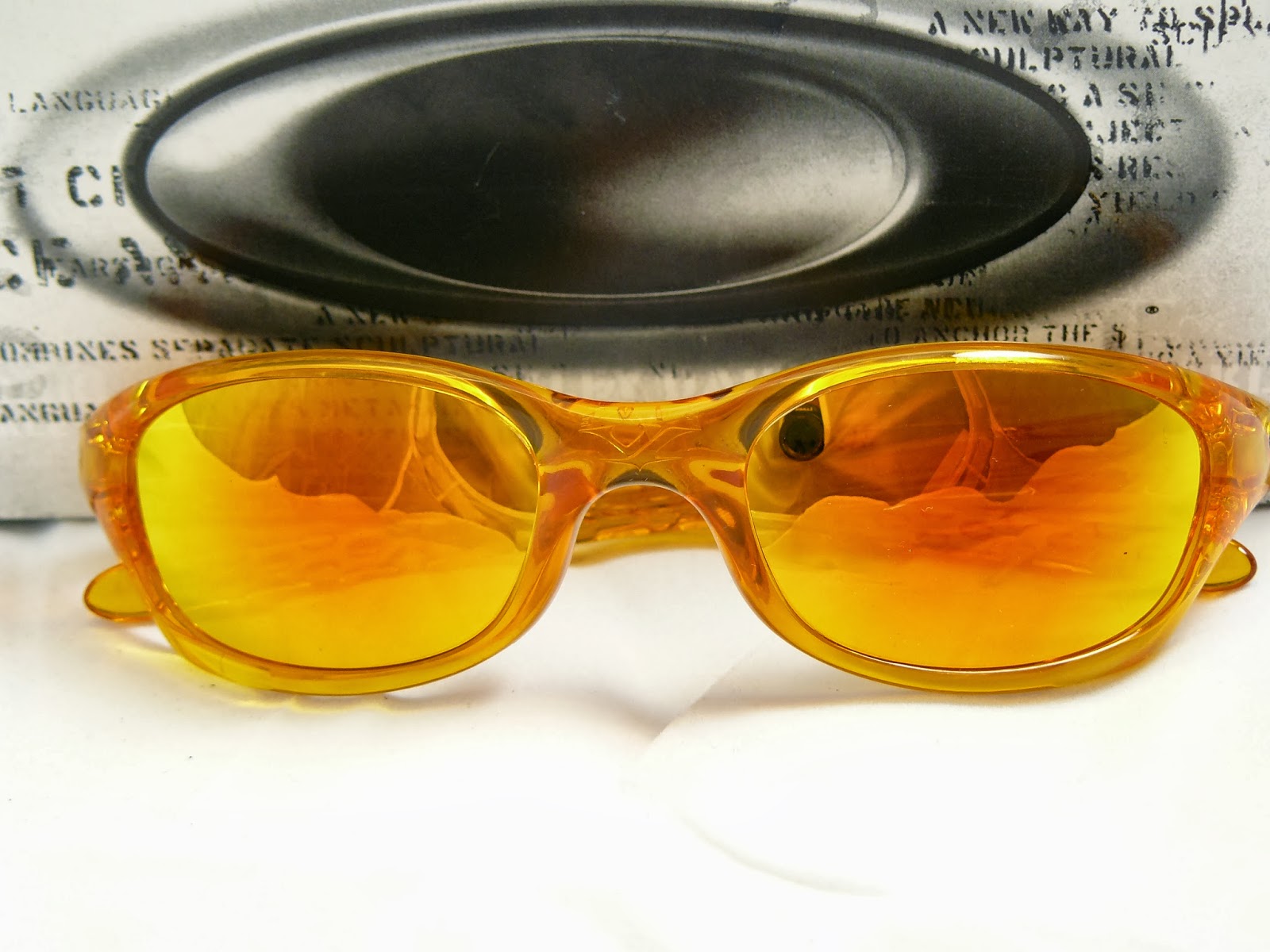 Oakley-for-sale: Oakley Fives 2.0 Butterscotch, Fire iridium