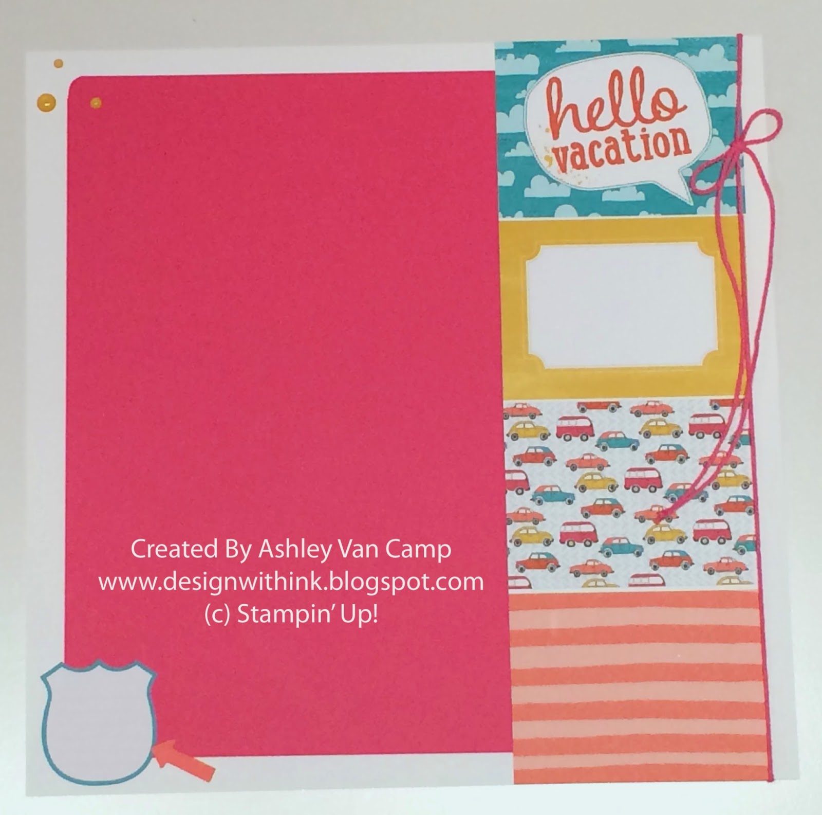 Design With Ink: More Project Life...Hello Vacation!