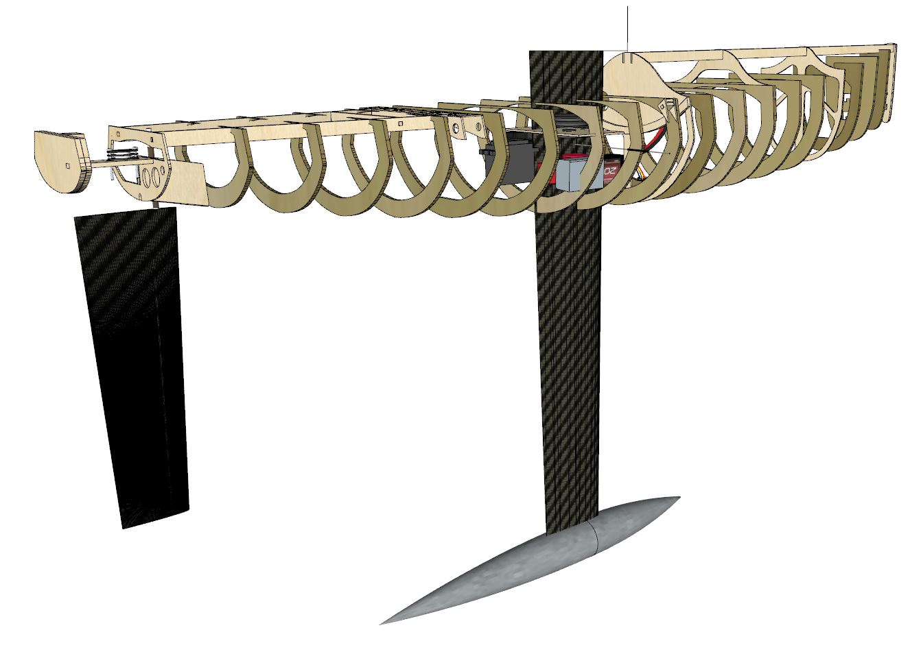 IOM Fin, Bulb, and Rudder
