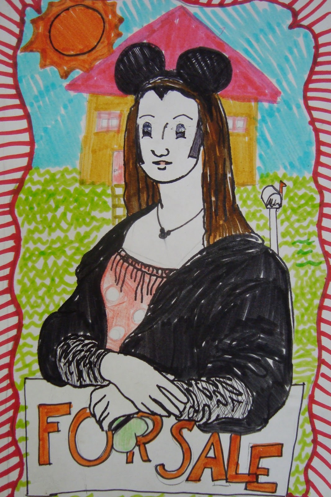 Once upon an Art Room: Mini Mona Lisa's