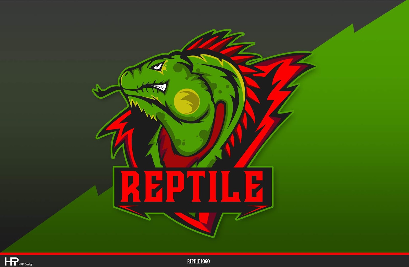 REPTILE MASCOT LOGO | HFP_Graphic Portofolio
