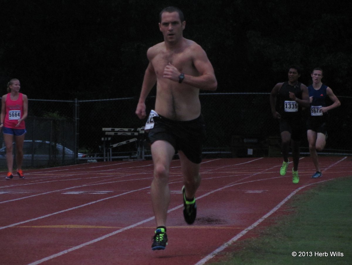 Trouble Afoot!: Tamer and Rosen eat up the field at Breakfast on the Track