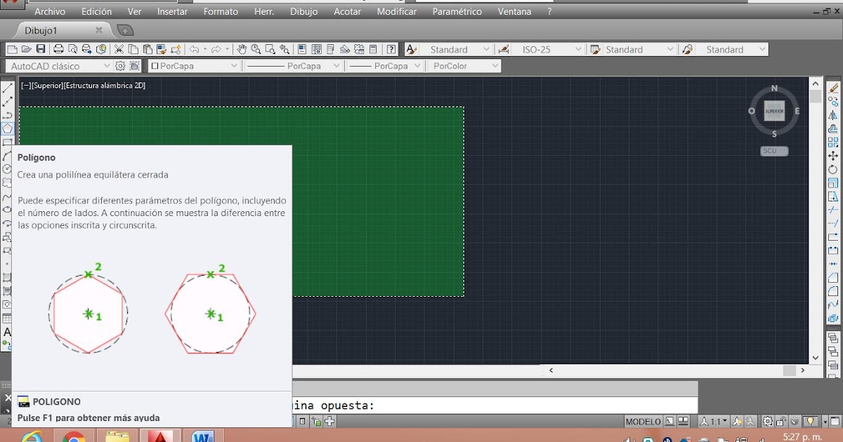 POLIGONO ~ AUTOCAD BASICO 172419 - 171914