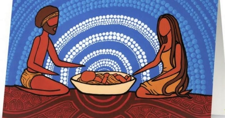 Indigenous Jesus: Australian Aboriginal Nativity Card