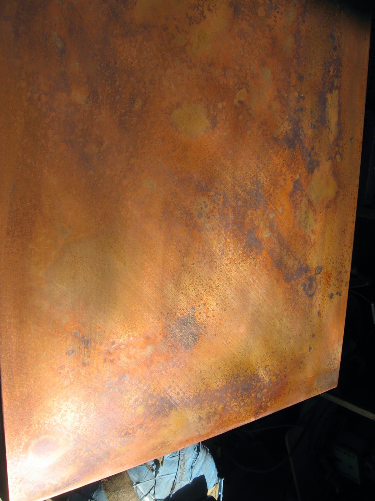 HEAVY METAL WORKS: CURVED COPPER COUNTER TOP