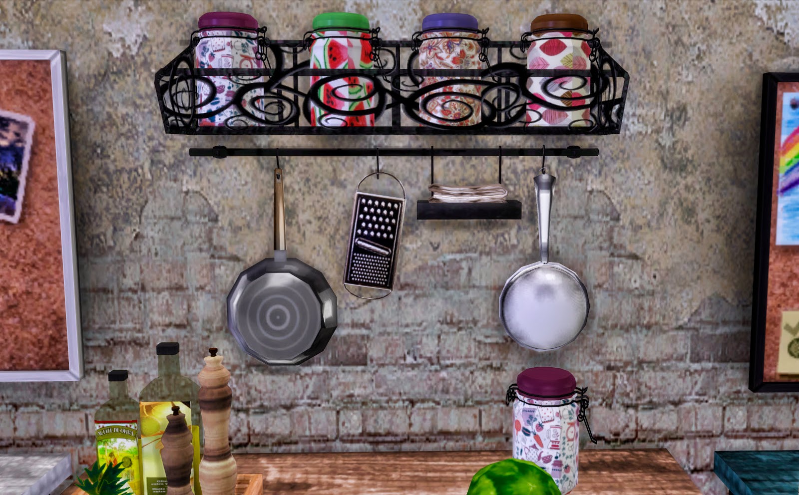 Urban Chic Clutter 2. Sims 4 Custom Content.