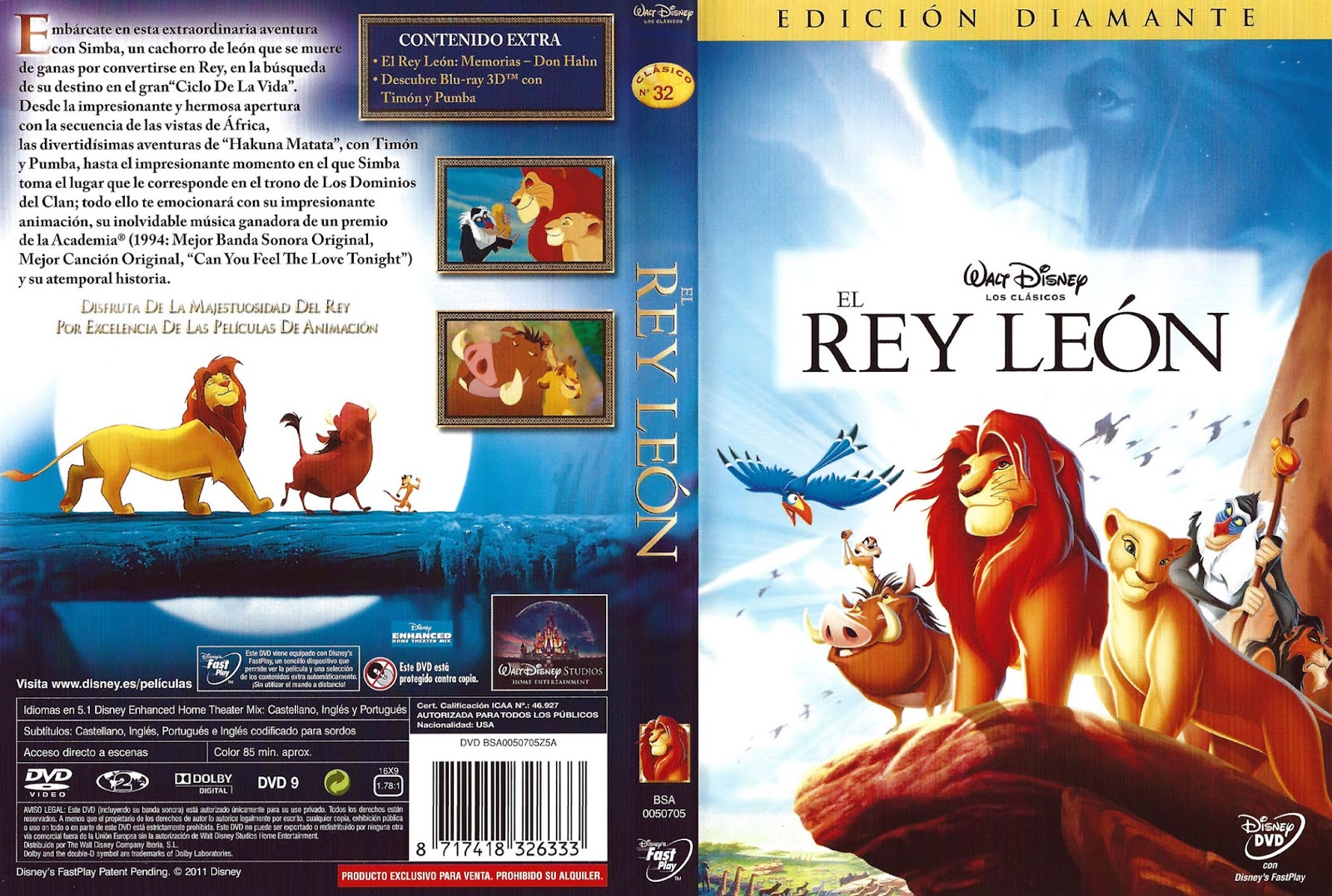 TÓMBOLA DISNEY: 32 - El rey león