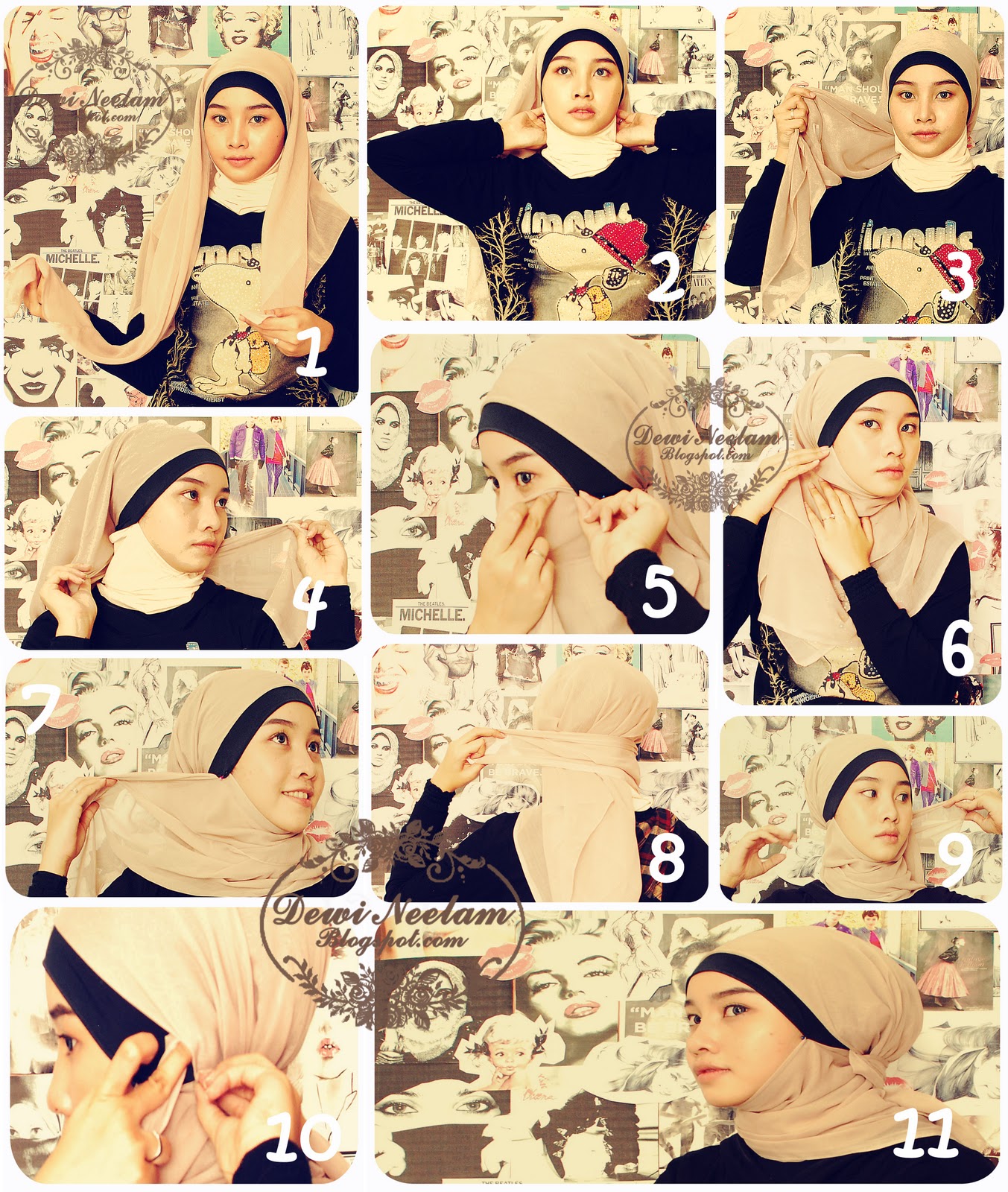 Tutorial Hijab Paris