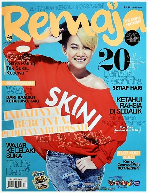 Jaga Dia Untukku... Husna SitiAngie: Stacy cover Majalah REMAJA (edisi ...