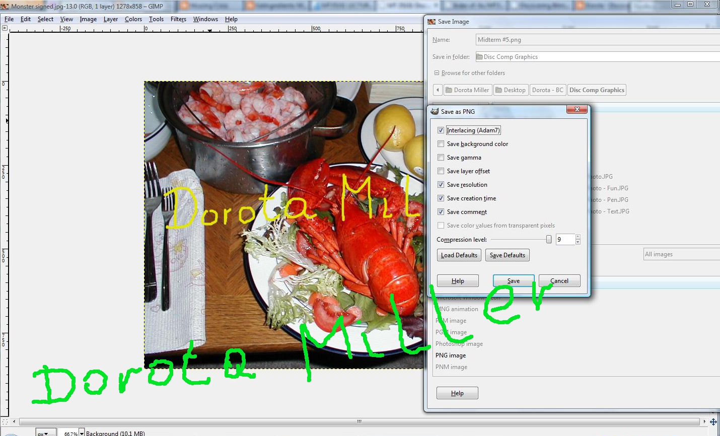 Dorota - Discovering Computer Graphics Class Blog: MIDTERM #5