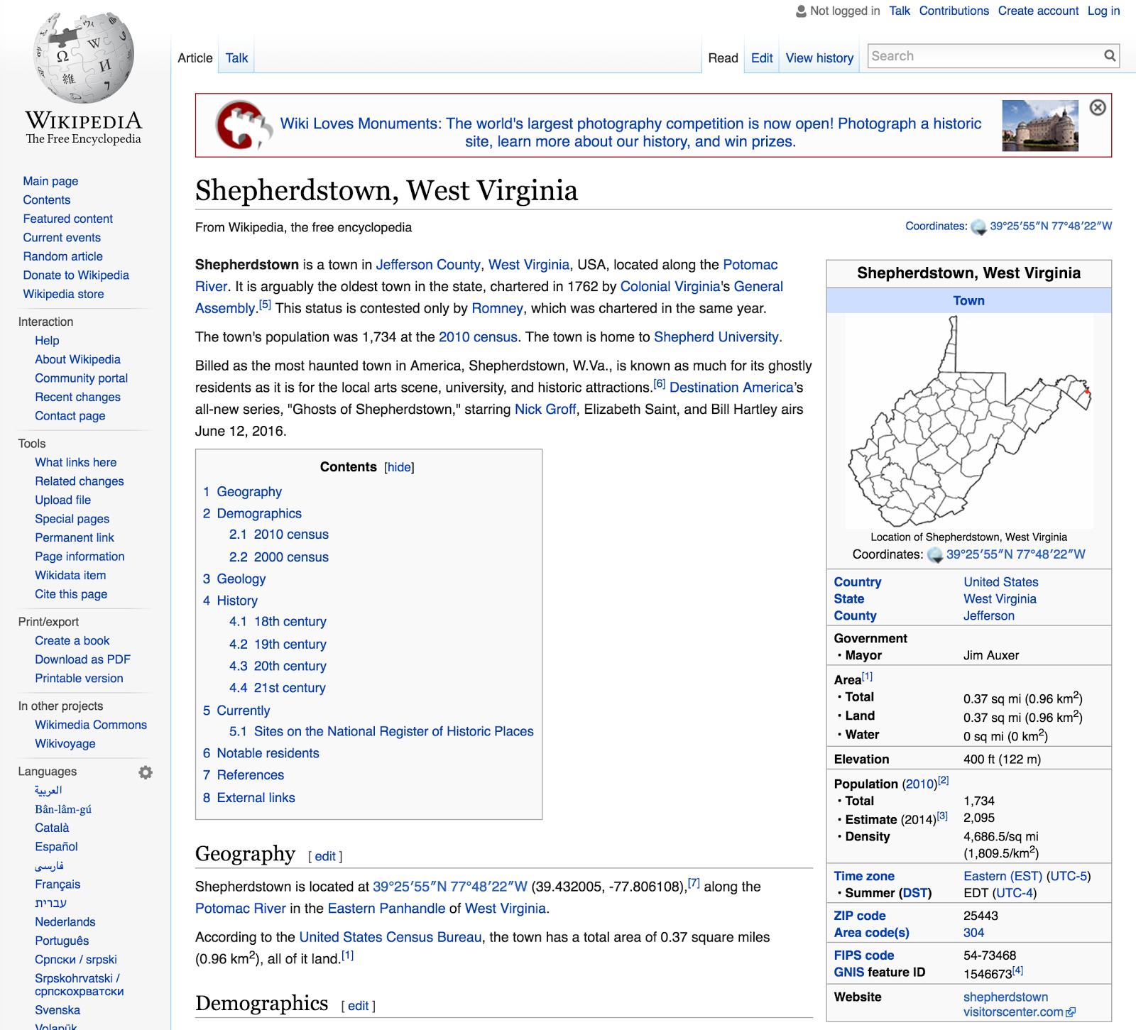 Genealogy's Star: Wikipedia and Genealogy: Always a surprise