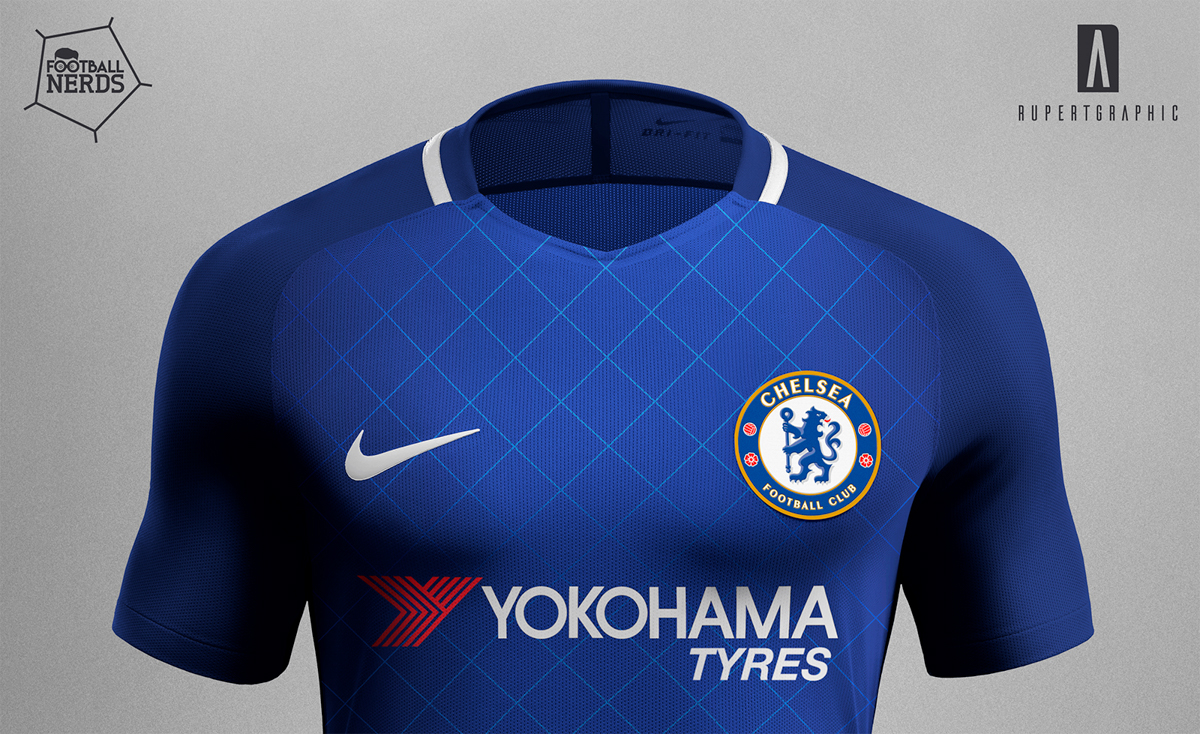 Unique Nike Chelsea 17-18 Concept Kits Revealed - Footy Headlines