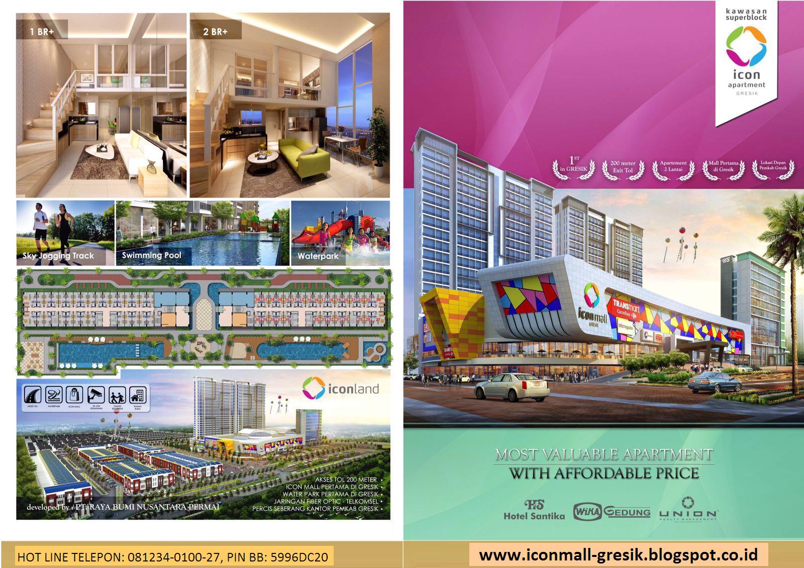 ICON MALL GRESIK - SHOPPING MALL, APARTEMEN ICON MALL GRESIK, TANAH ...