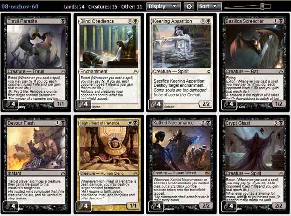 Magic the Gathering Adventures: [Standard] Pre-Theros Orzhov Deck