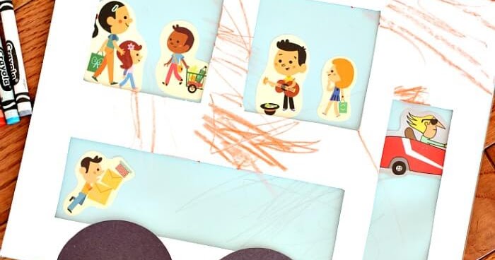 The People On the Bus: Family Dinner Book Club Craft for Last Stop on ...