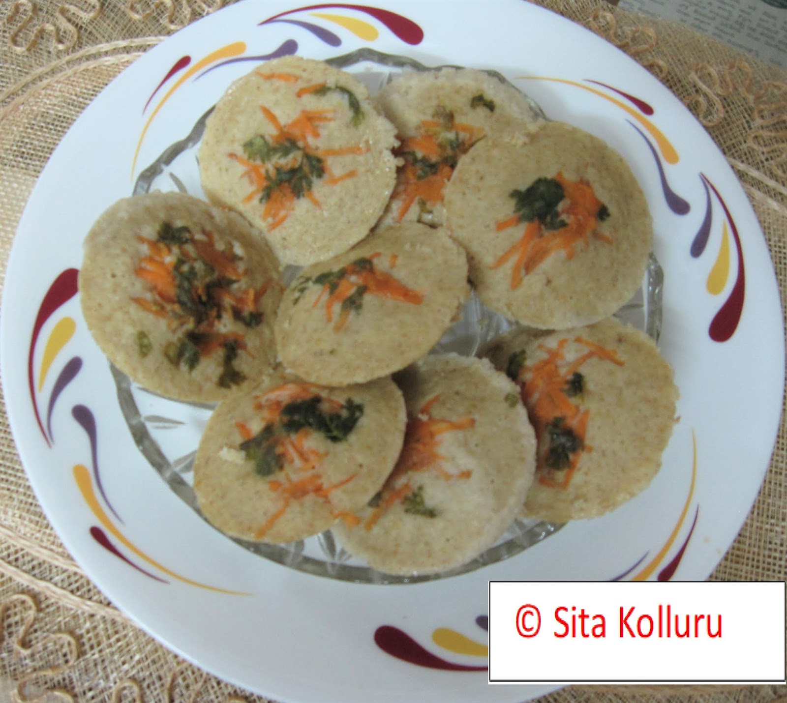 Sita's Ruchulu: Korralu idli (Foxtail millet idli)