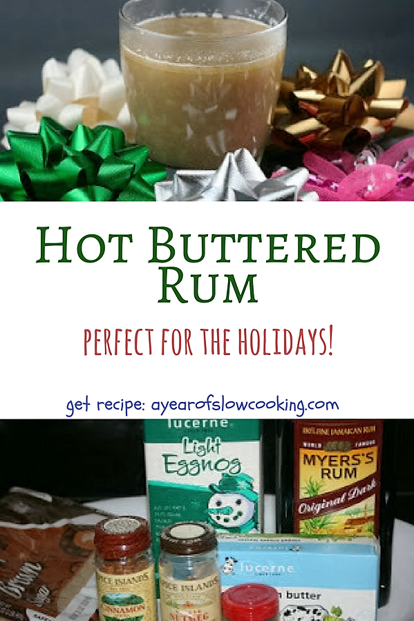 Hot Buttered Rum in the CrockPot - A Year of Slow Cooking