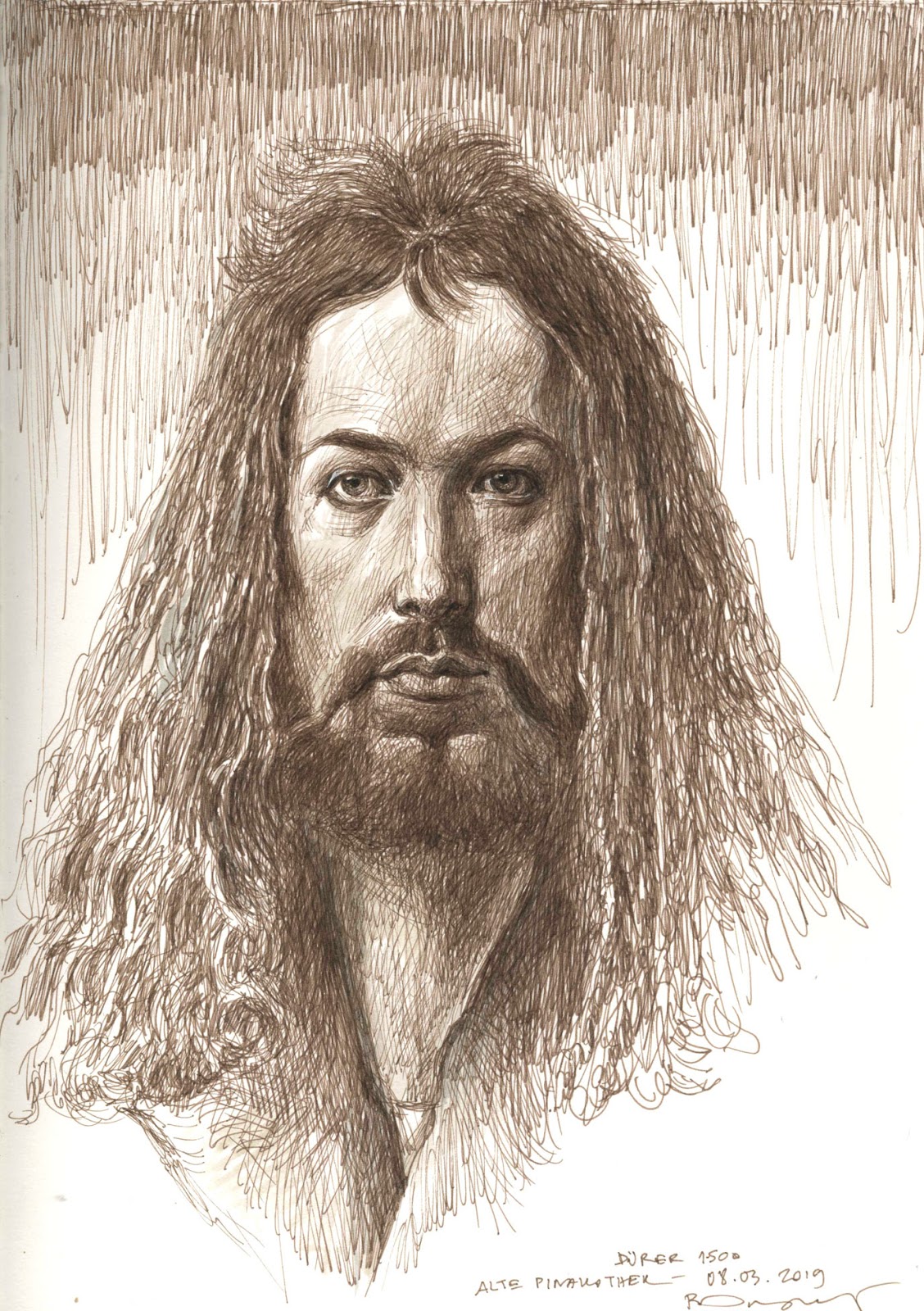 Albrecht Dürer self portrait- Old masters gallery