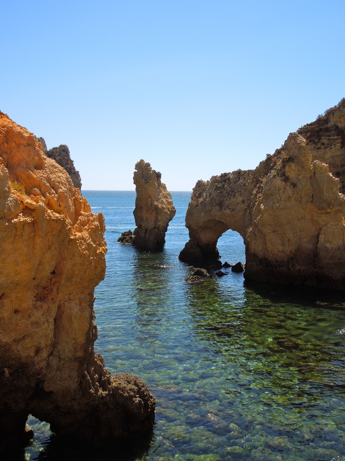 To Europe With Kids: The Beautiful Cliffs of Lagos, Portugal