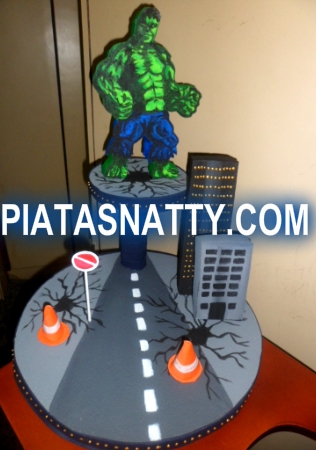 PIÑATAS NATTY @pinatas_eventos.natty: PIÑATA ENTAMBORADA "HULK"