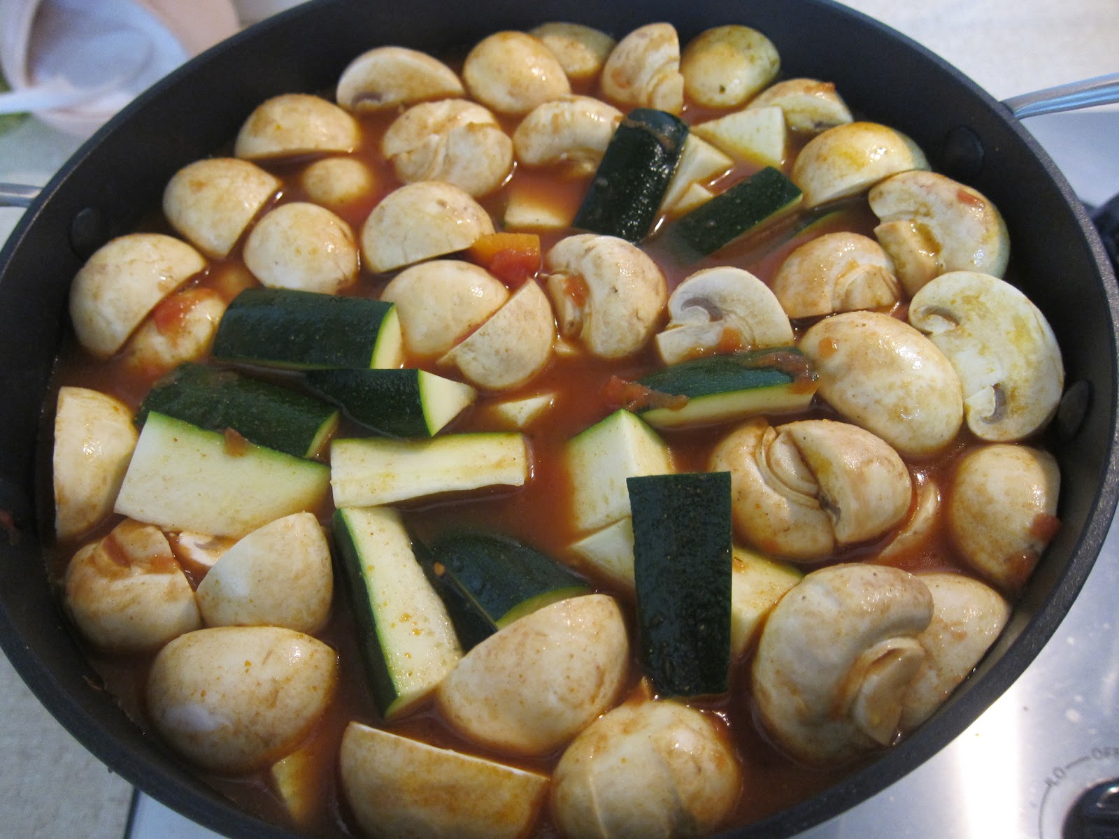 Saucy Thyme: Moroccan Vegetable Ragout with Mushrooms and Couscous