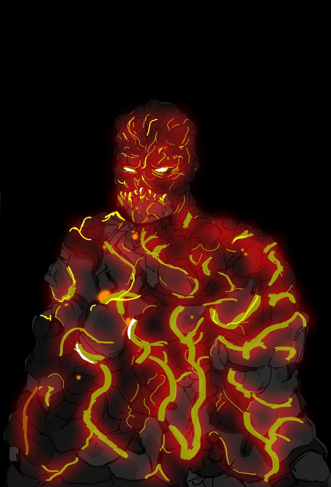 BradSanton_CGA Farnham blog : VISUAL DESIGN - LAVA MONSTER WEEK_05_