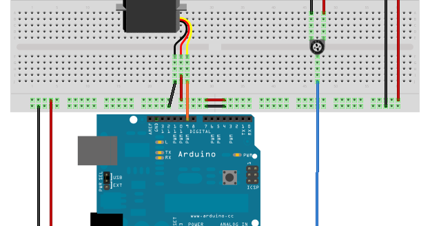 PROGRAMMING ARDUINO UNO - PIC 16F877A - 18F4550: Control de Servomotor con un Pulsador