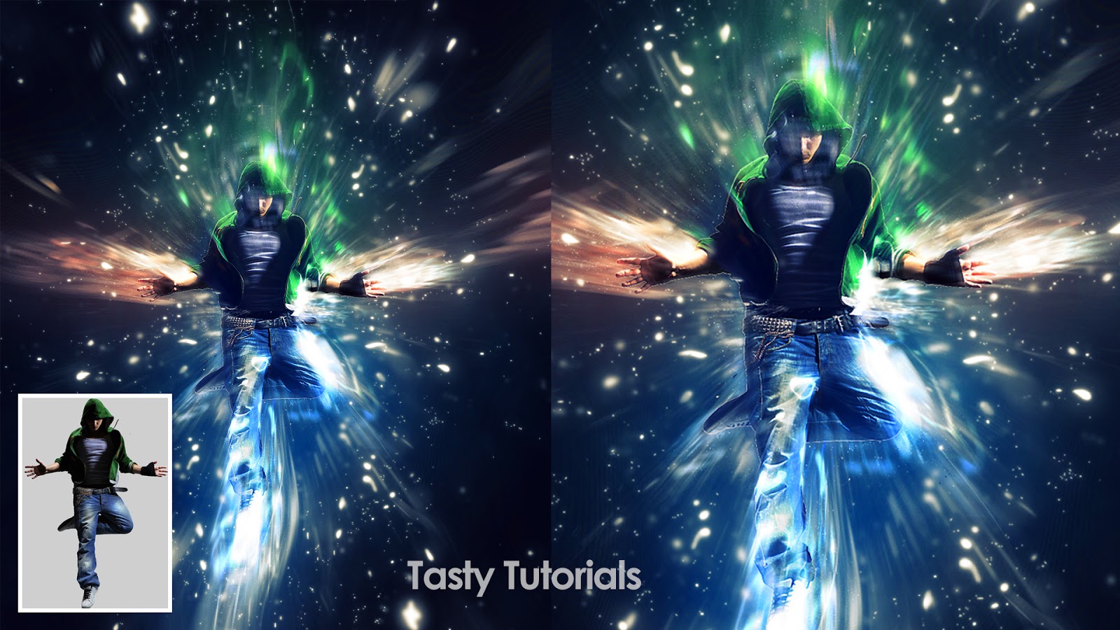 Stardust Photo Effect Photoshop Tutorial - Tasty Tutorials