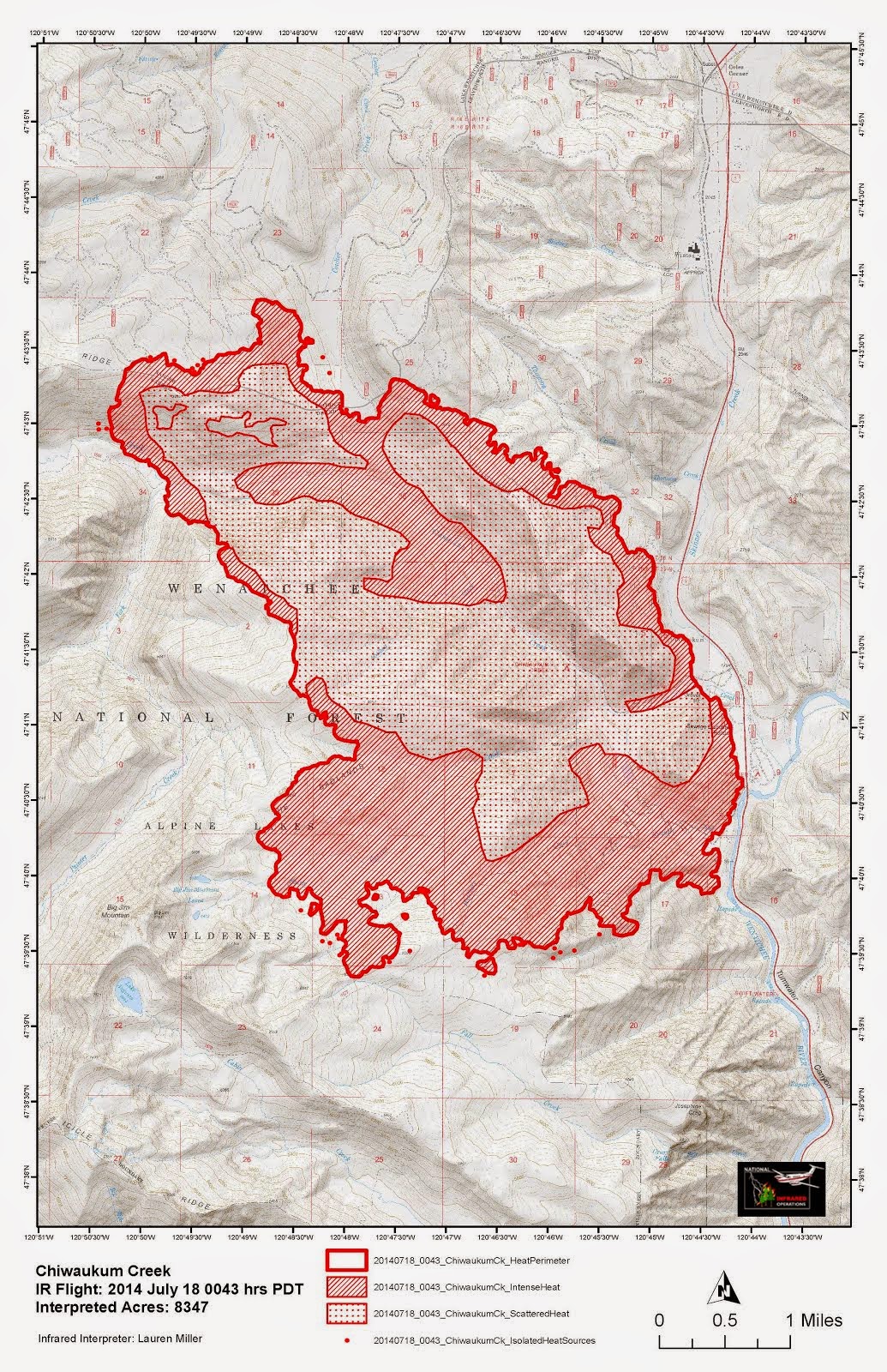 Northwest Interagency Coordination Center: 7/18/2014 Infra Red Maps of ...