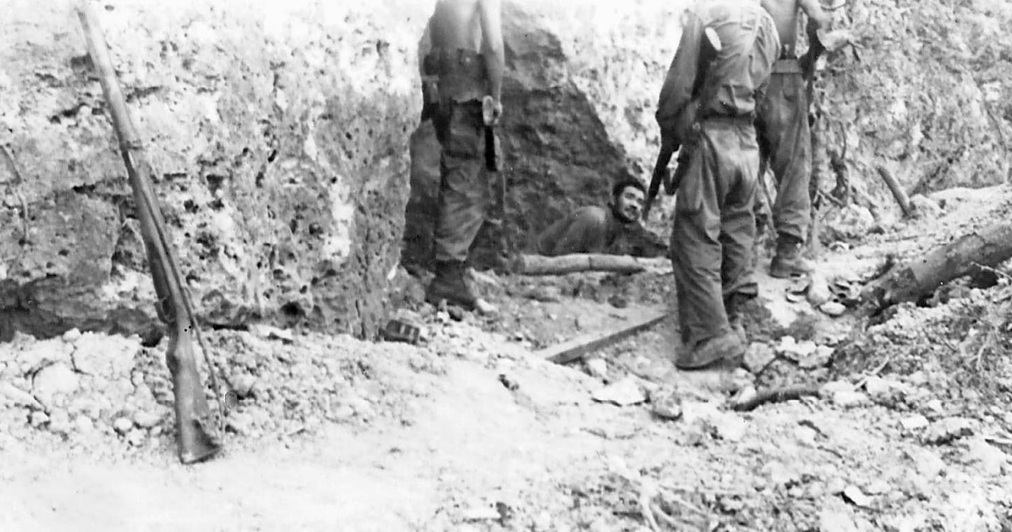 Urthman's Genealogy Blog: Okinawa 1945: Capture of a Japanese Soldier